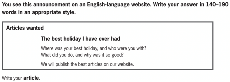 Writing B2 First (FCE) Guía Completa para Aprobar + Ejemplos